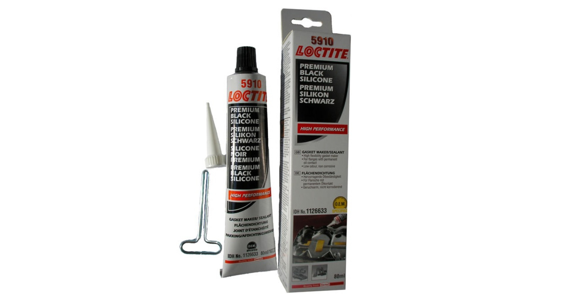 LOCTITE SI 5910 - Olajálló felülettömítő 80ml (fekete) - Felülettömítés